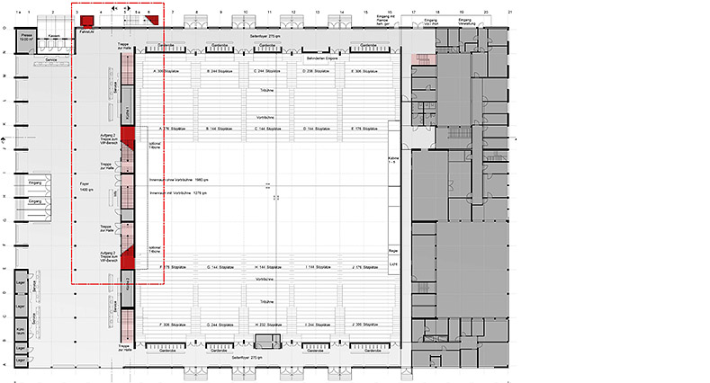 Umbau Swiss Life Hall, VIP Bereich und Anbau – schulze & partner ...